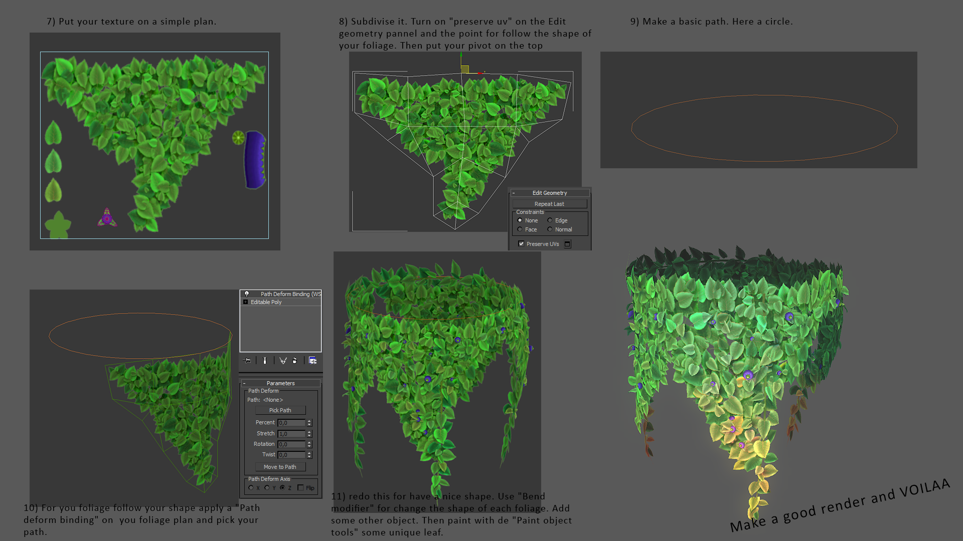 Foliage - Need some advices — polycount
